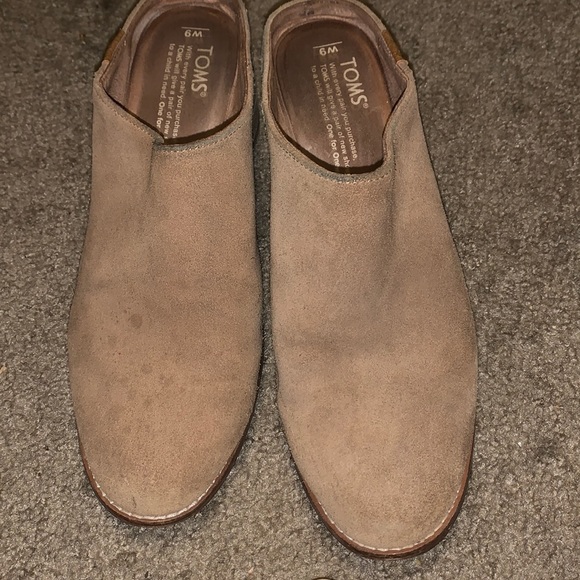Toms | Shoes | Toms 7 Leila Mule Iron Grey | Poshmark